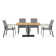 Ebern Designs Madero Round 5 - Piece 4 - Person 140Cm L Aluminum Outdoor Table Set | Wayfair.co.uk